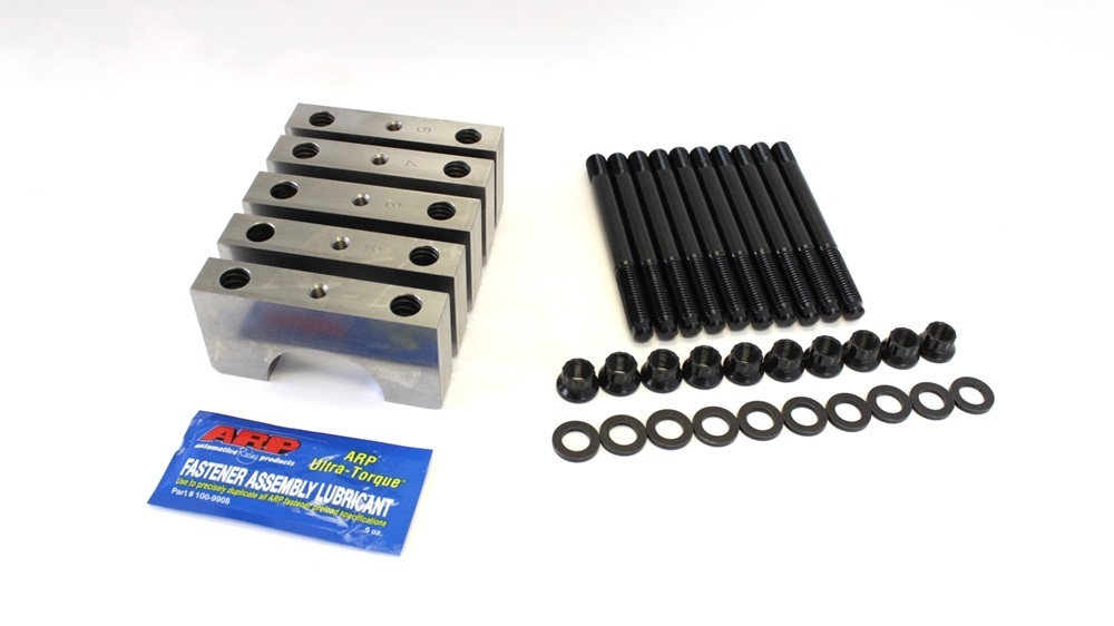 Mazworx SR20 Billet Main Caps with 1/2" Studs - Make Me Go Fast